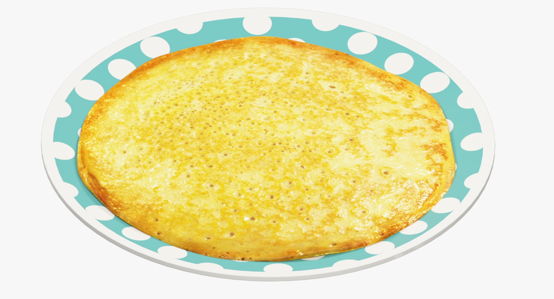 Pancake Plate 3D Model - TurboSquid 1259940
