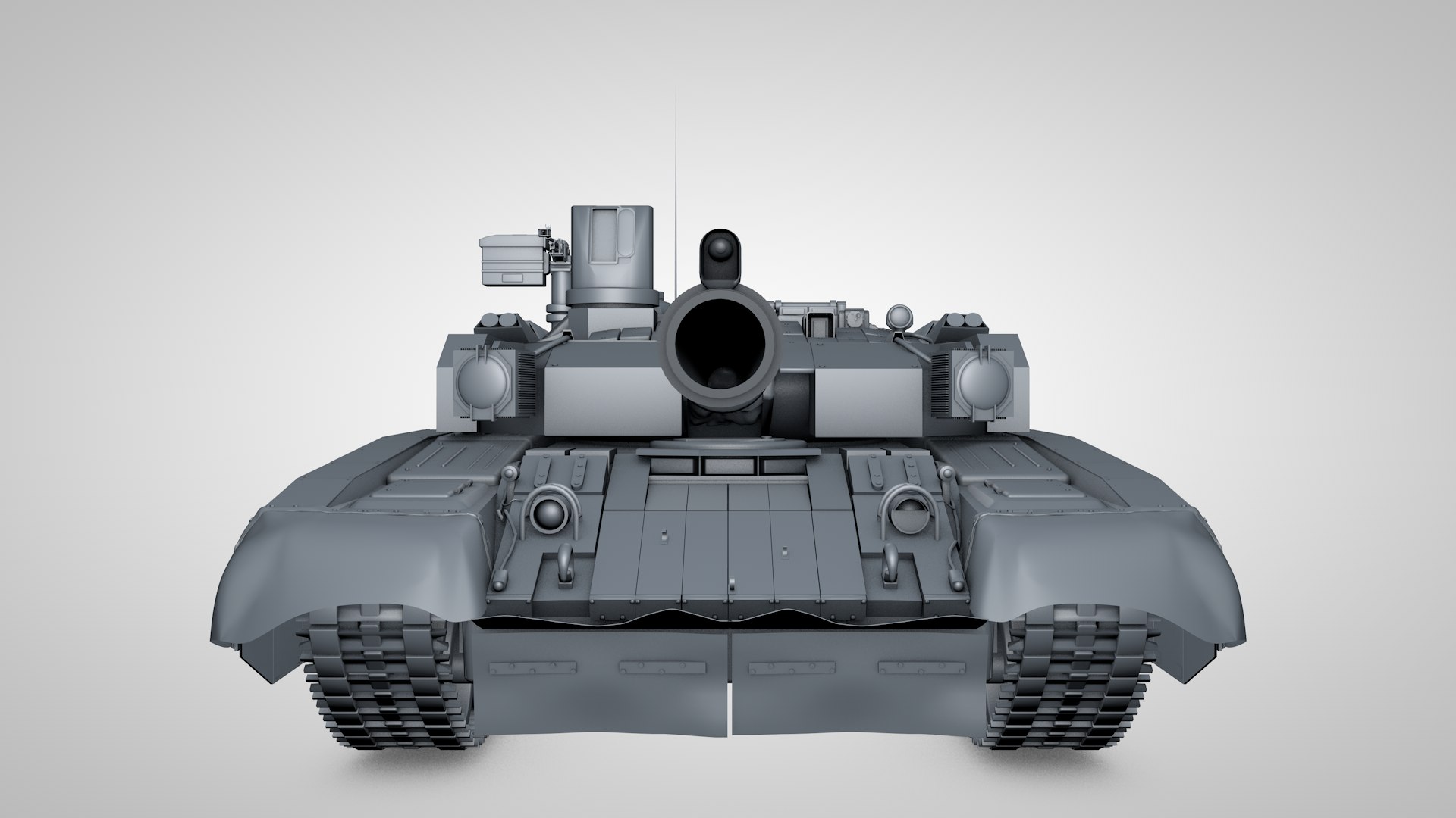 3d model oplot-m main battle tank