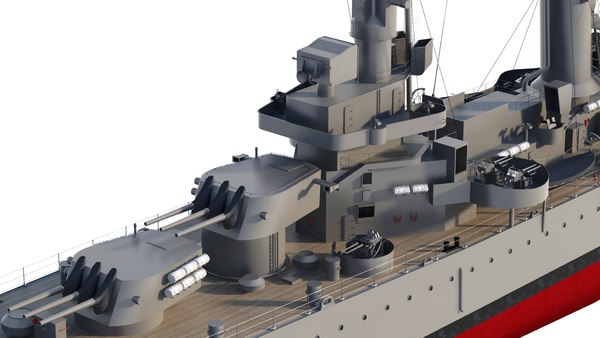 3D Argentine Navy Cruiser A.R.A "General Belgrano" model - TurboSquid ...