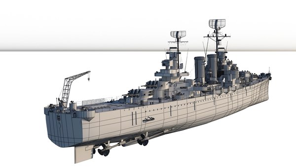 3D Argentine Navy Cruiser A.R.A "General Belgrano" model - TurboSquid ...