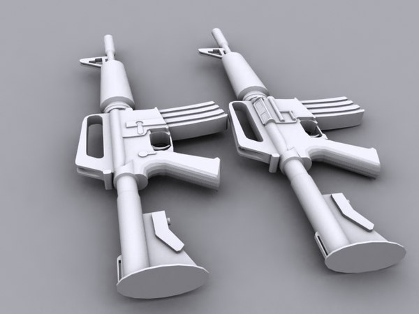 3d model m4a1 carbine