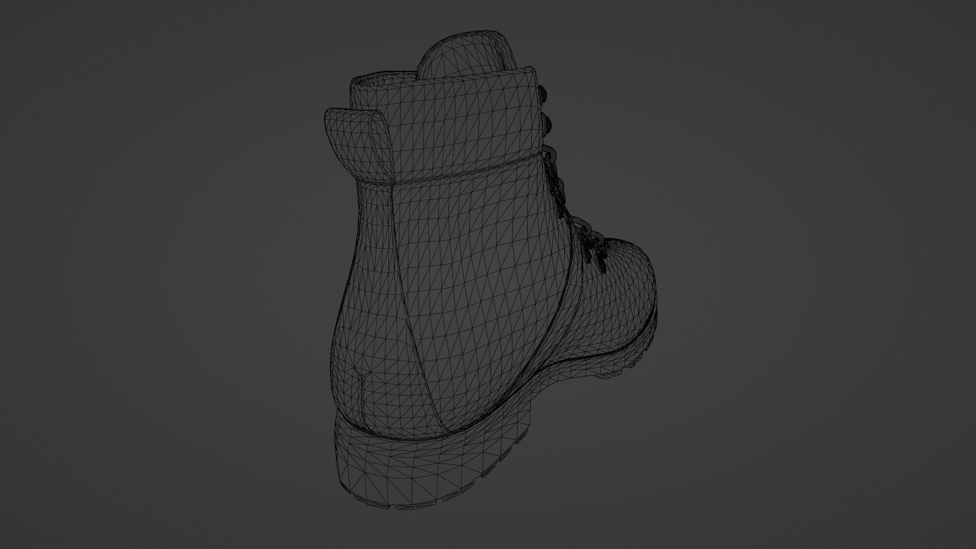 High-Detail Leather Boot Plus GLB Version 3D Model - TurboSquid 1986041