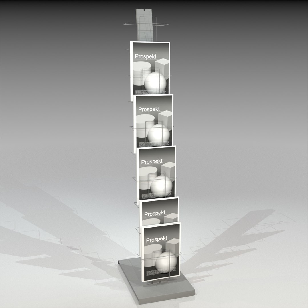 3d Model Brochure Holder