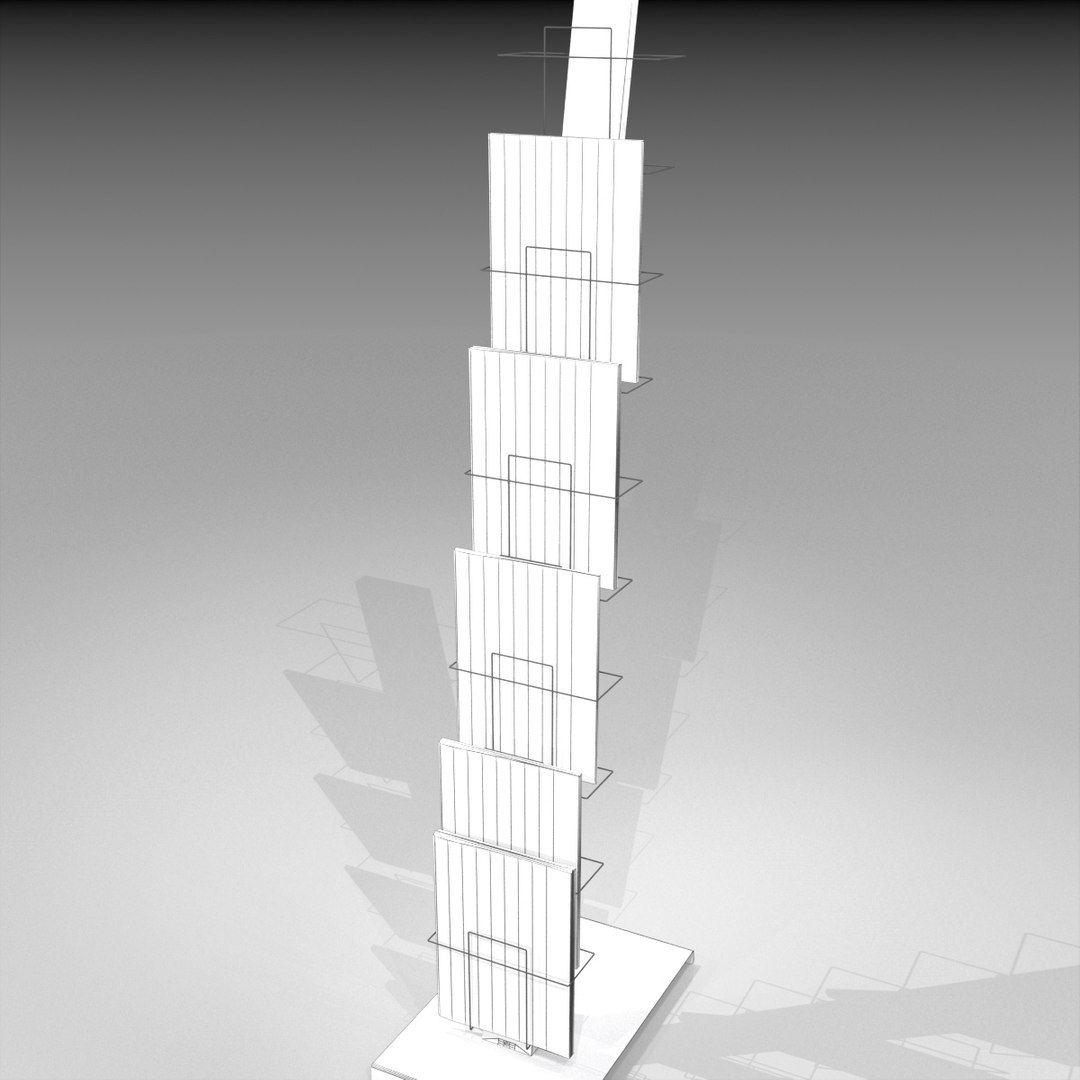 3d Model Brochure Holder