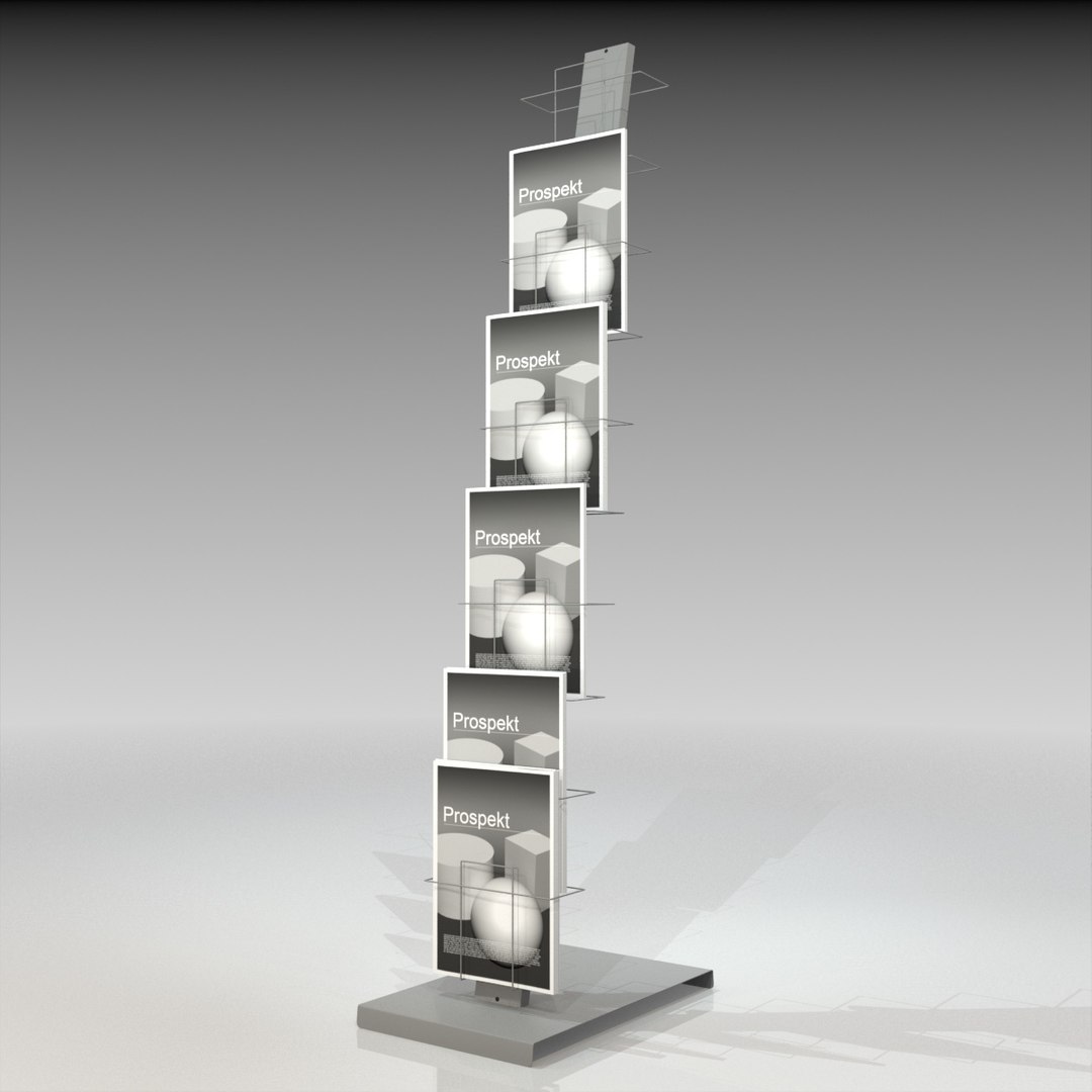 3d Model Brochure Holder