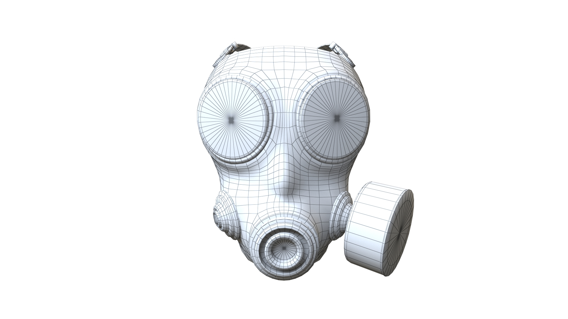 Gas Mask 3d C4d