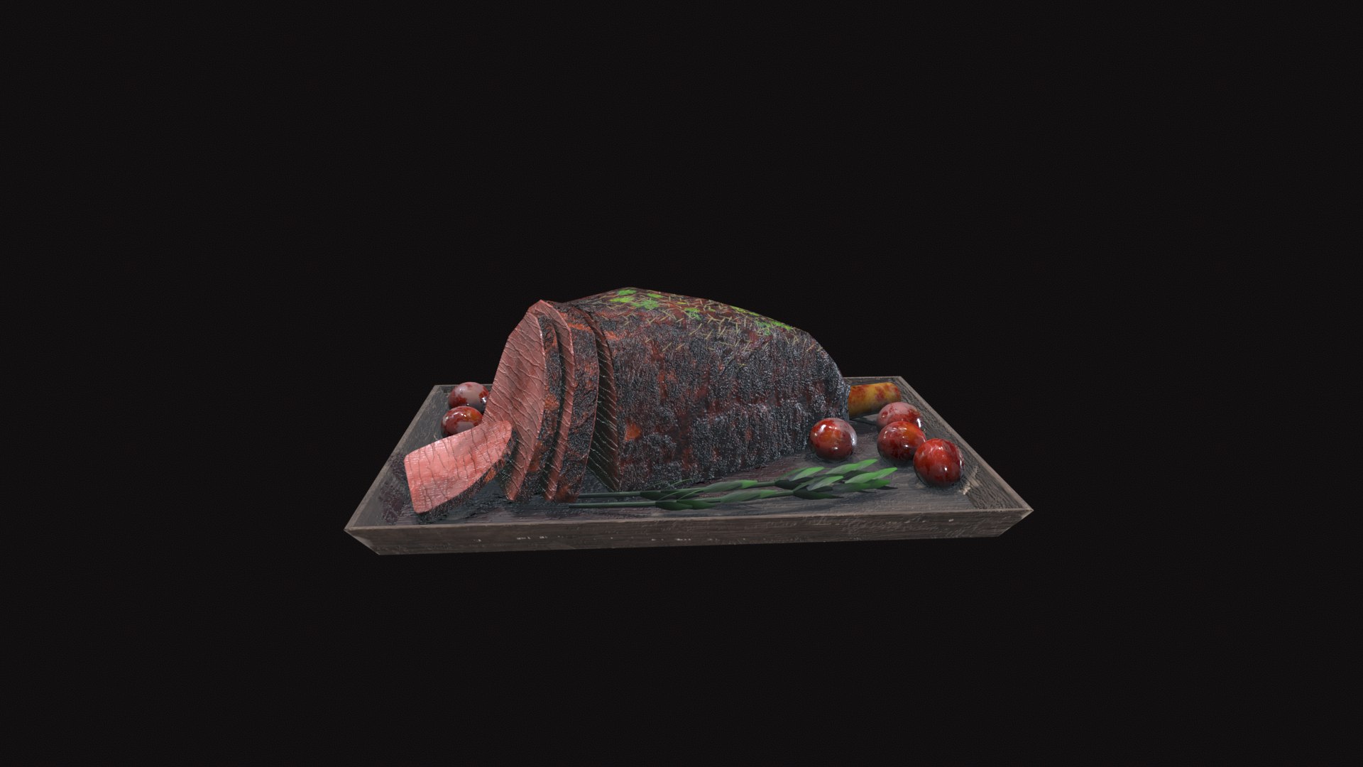3D Medieval Lam Bleg Dish Model - TurboSquid 2323068