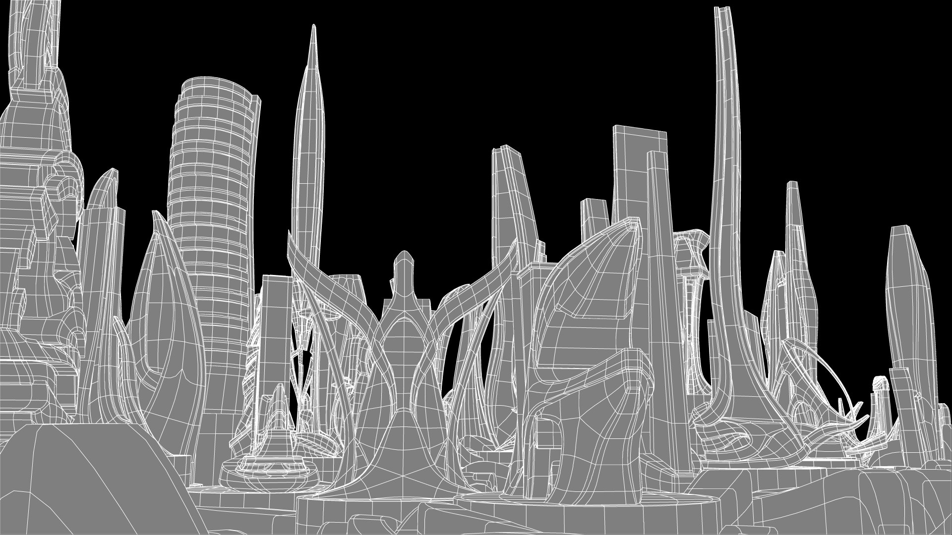 3D model Metaverse City X1 Concept - TurboSquid 2025582