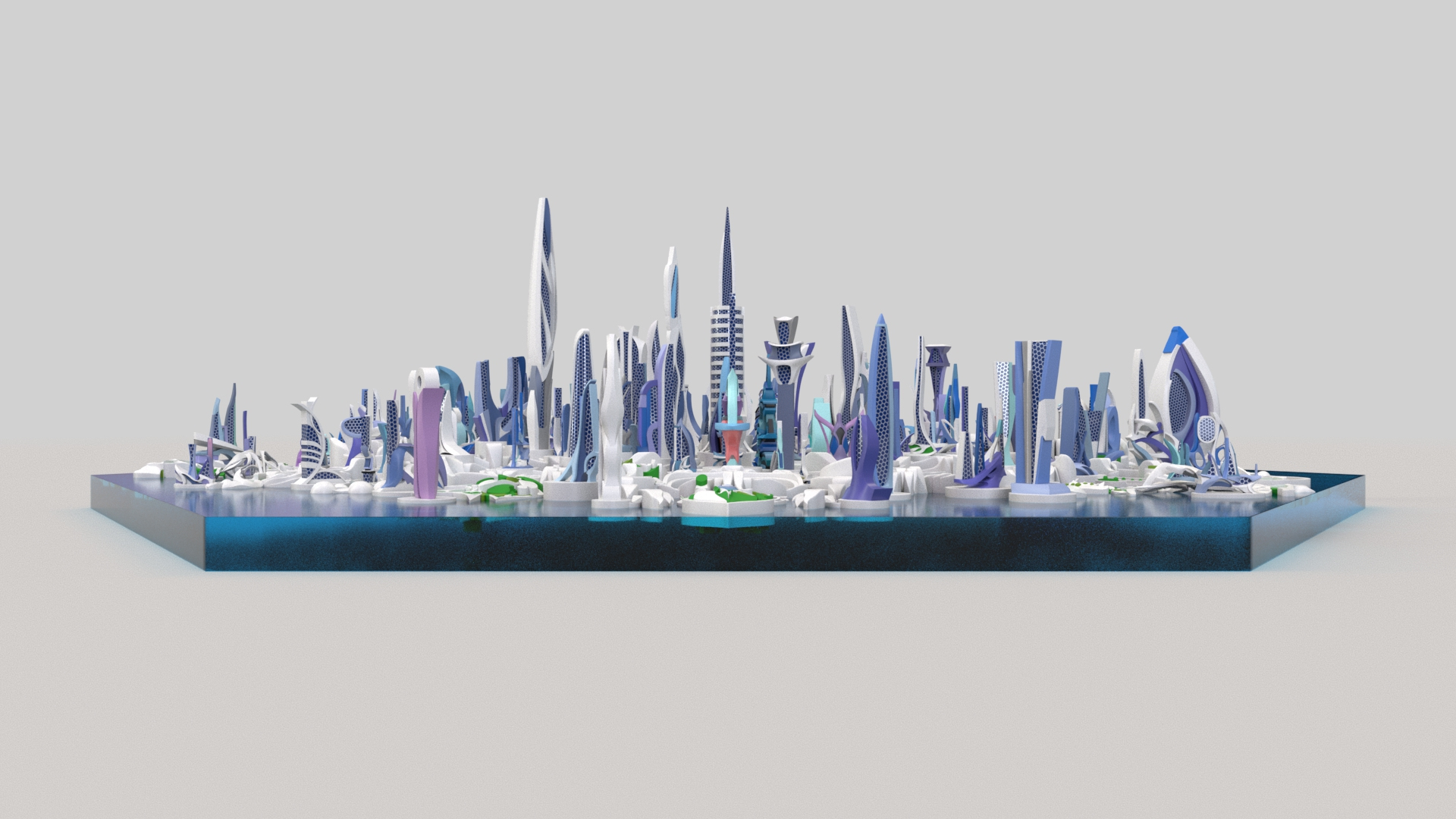 3D model Metaverse City X1 Concept - TurboSquid 2025582