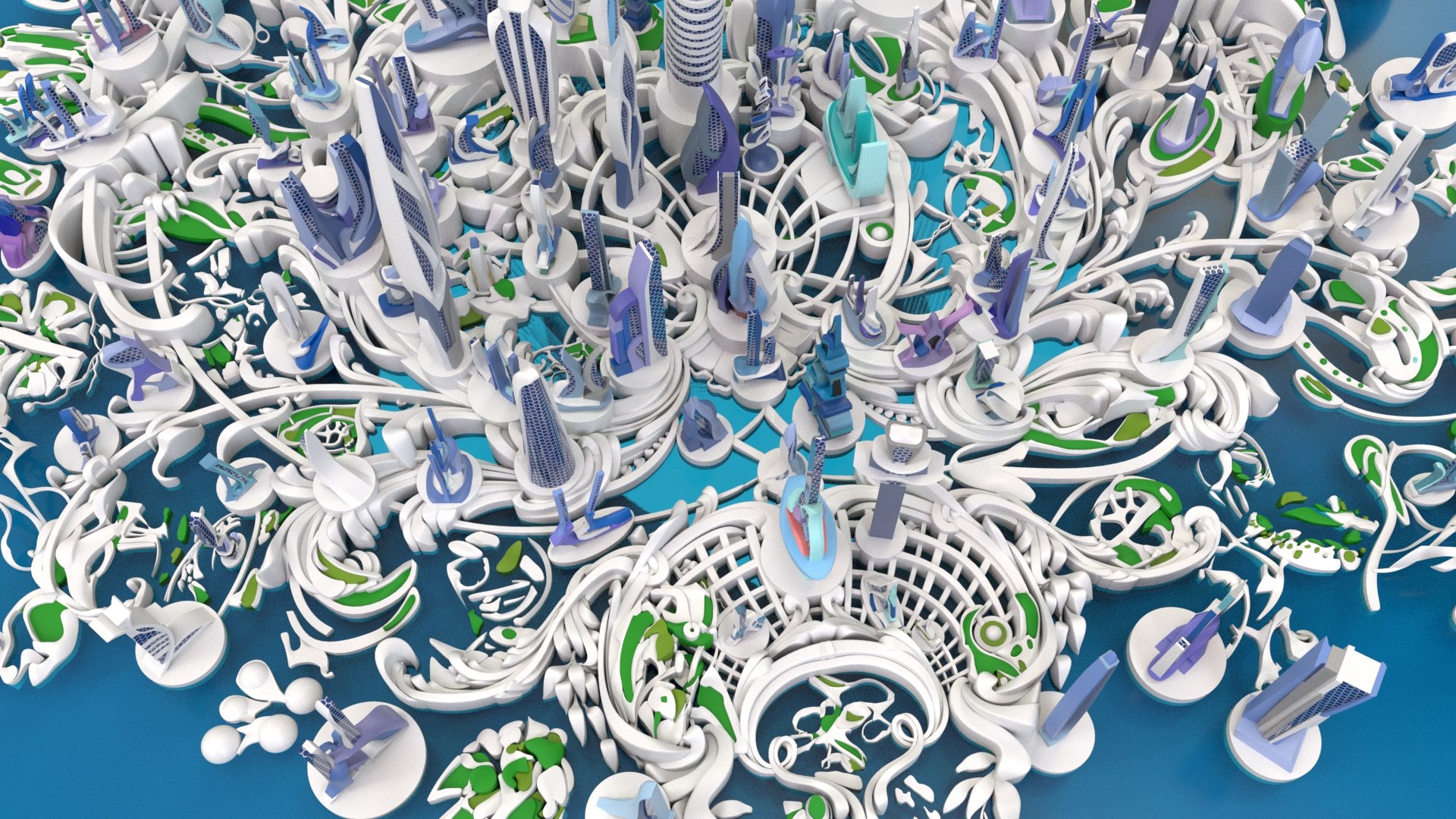 3D model Metaverse City X1 Concept - TurboSquid 2025582