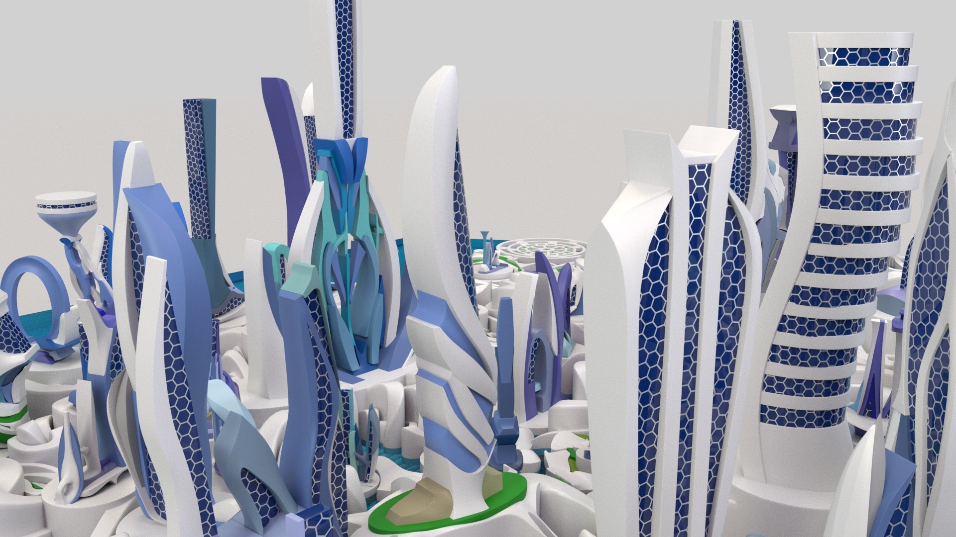 3D model Metaverse City X1 Concept - TurboSquid 2025582