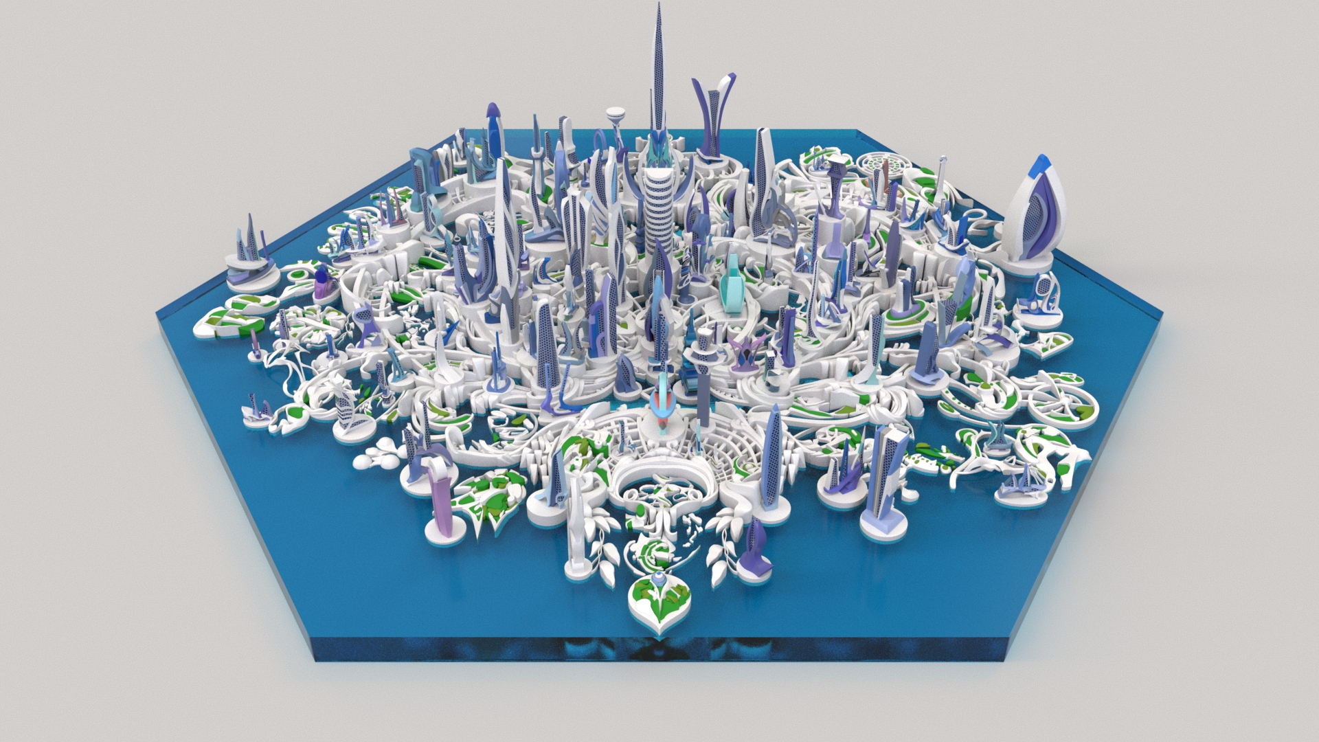 3D model Metaverse City X1 Concept - TurboSquid 2025582