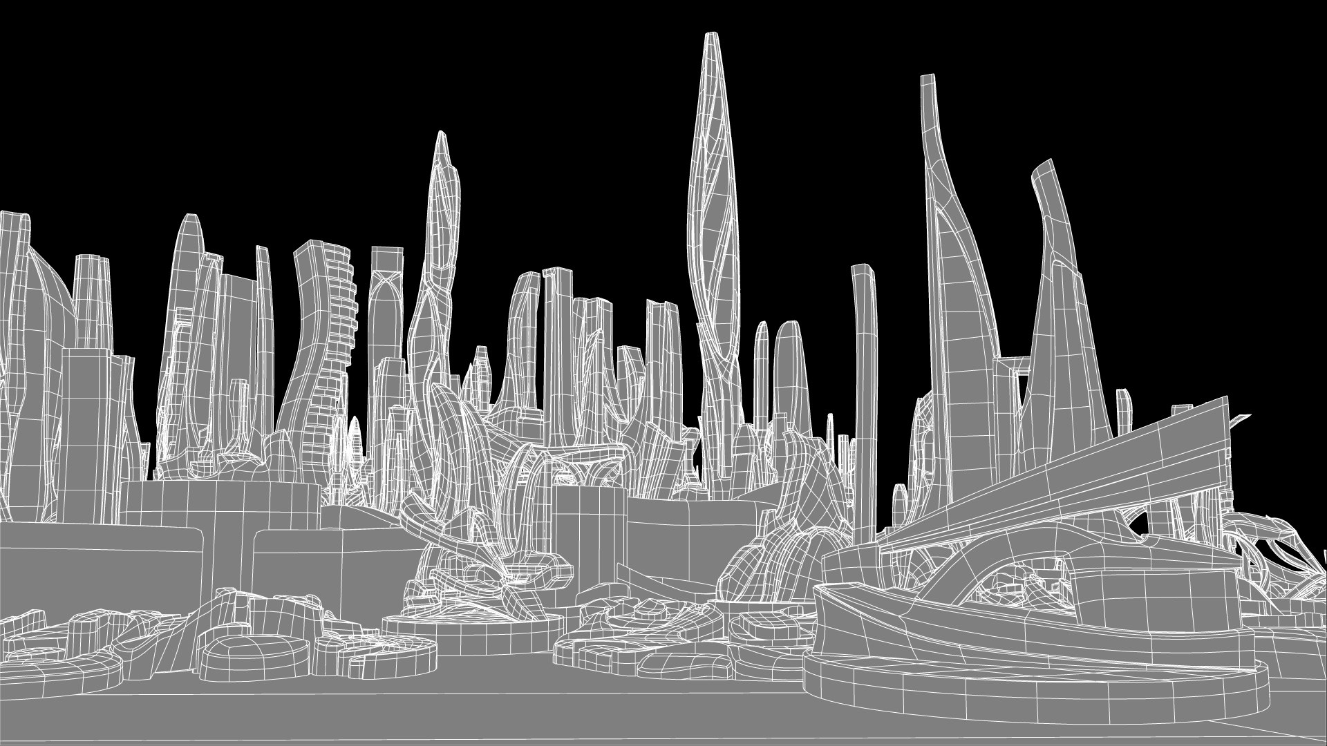 3D Model Metaverse City X1 Concept - TurboSquid 2025582