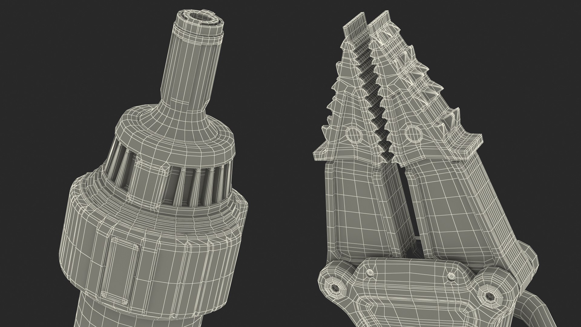 Cordless Handheld Spreader Tool Dirty 3D Model - TurboSquid 1827039