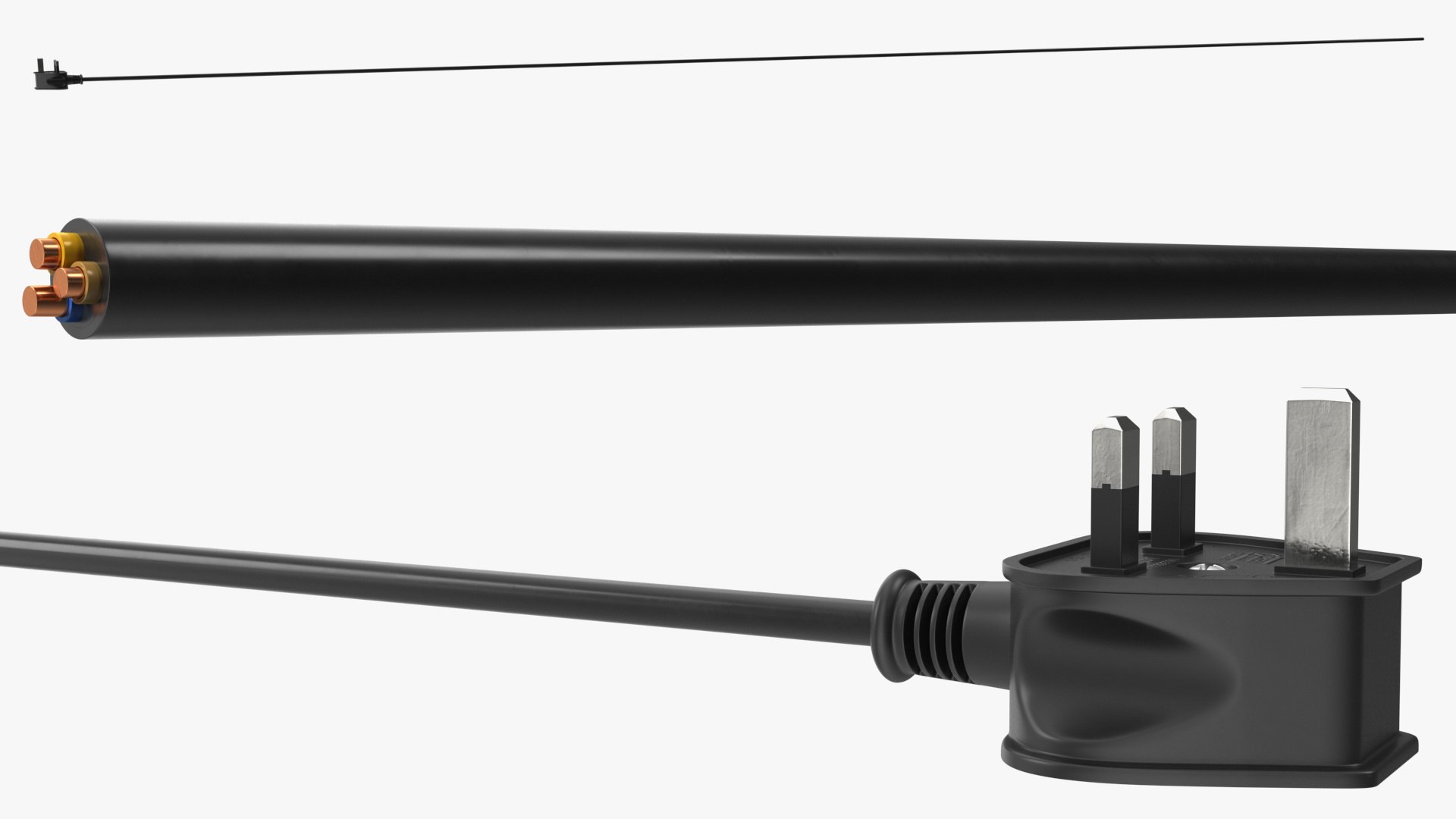 Type G Electric Plug Grounded Rigged 3D Model - TurboSquid 2042314