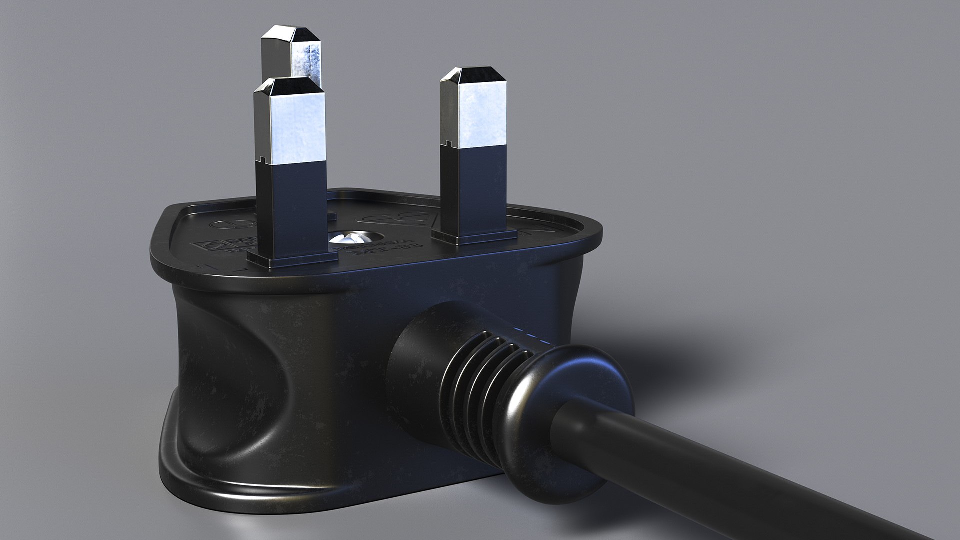 Type G Electric Plug Grounded Rigged 3D Model - TurboSquid 2042314