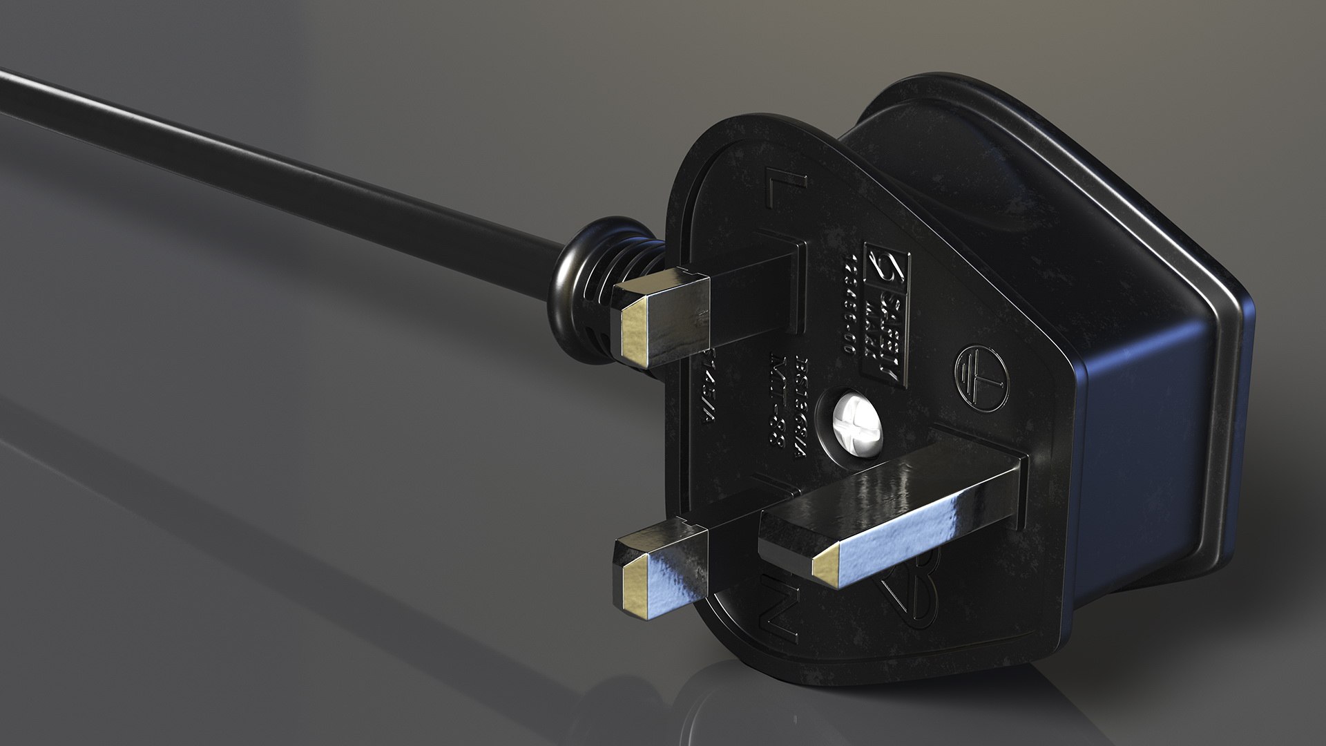 Type G Electric Plug Grounded Rigged 3D Model - TurboSquid 2042314