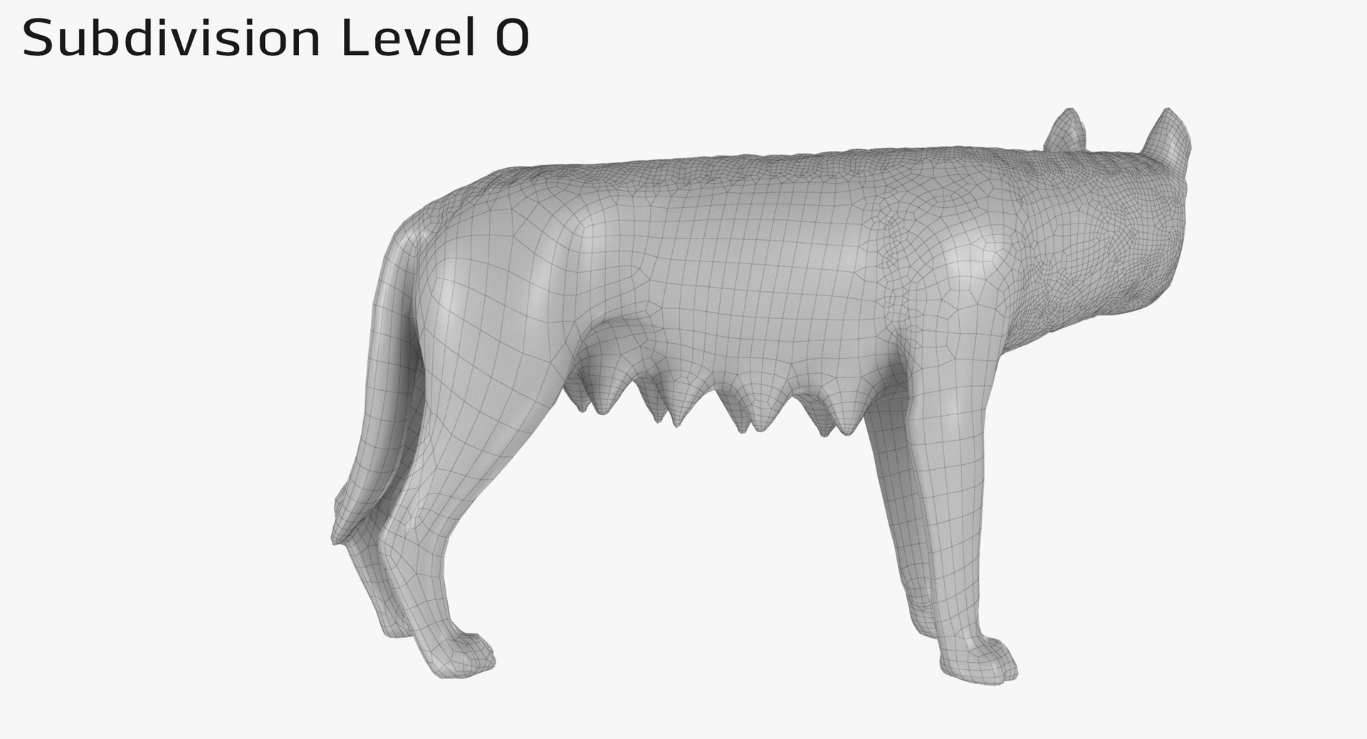 3D Capitoline Wolf - TurboSquid 1987097