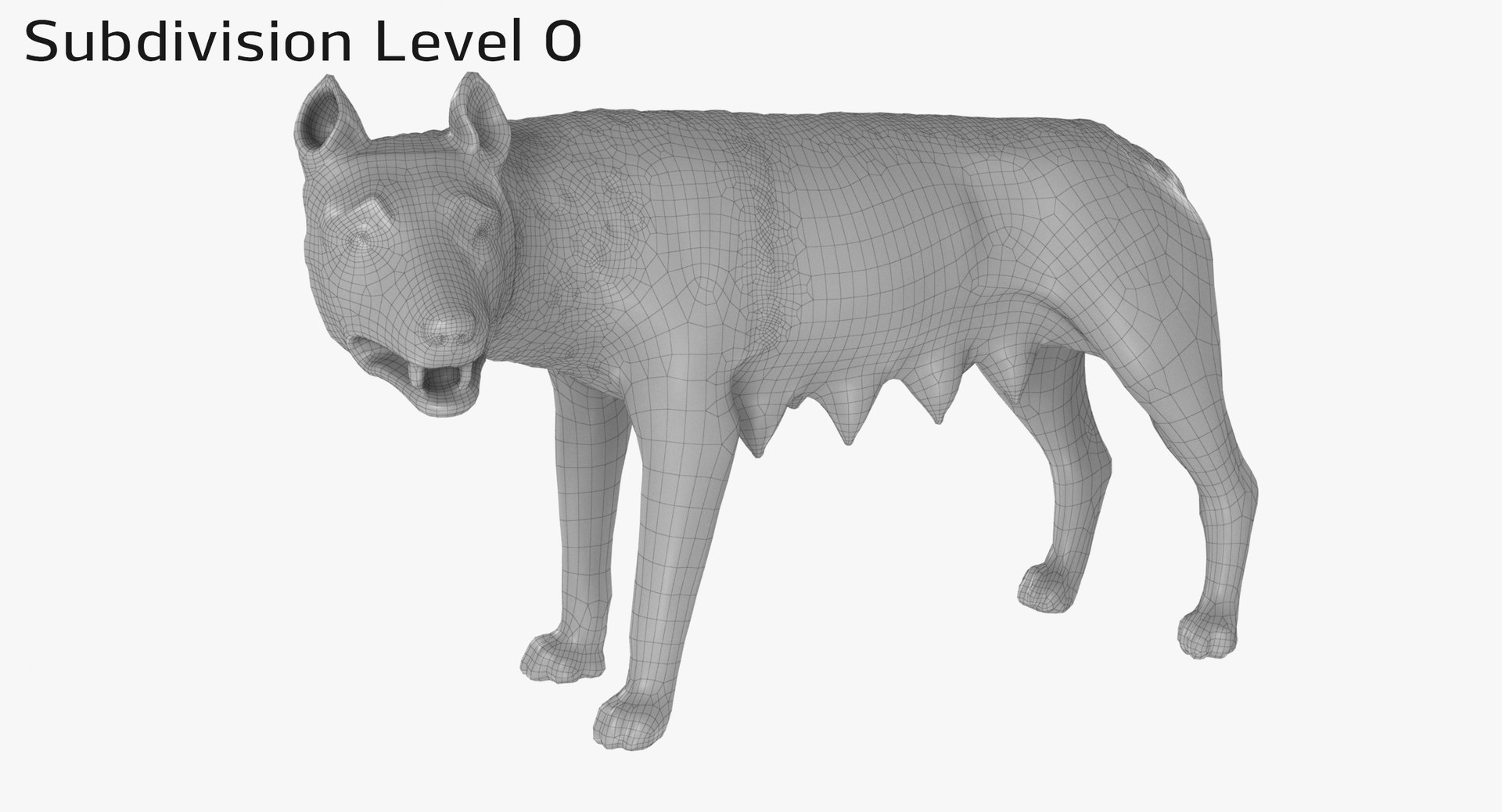 3D Capitoline Wolf - TurboSquid 1987097