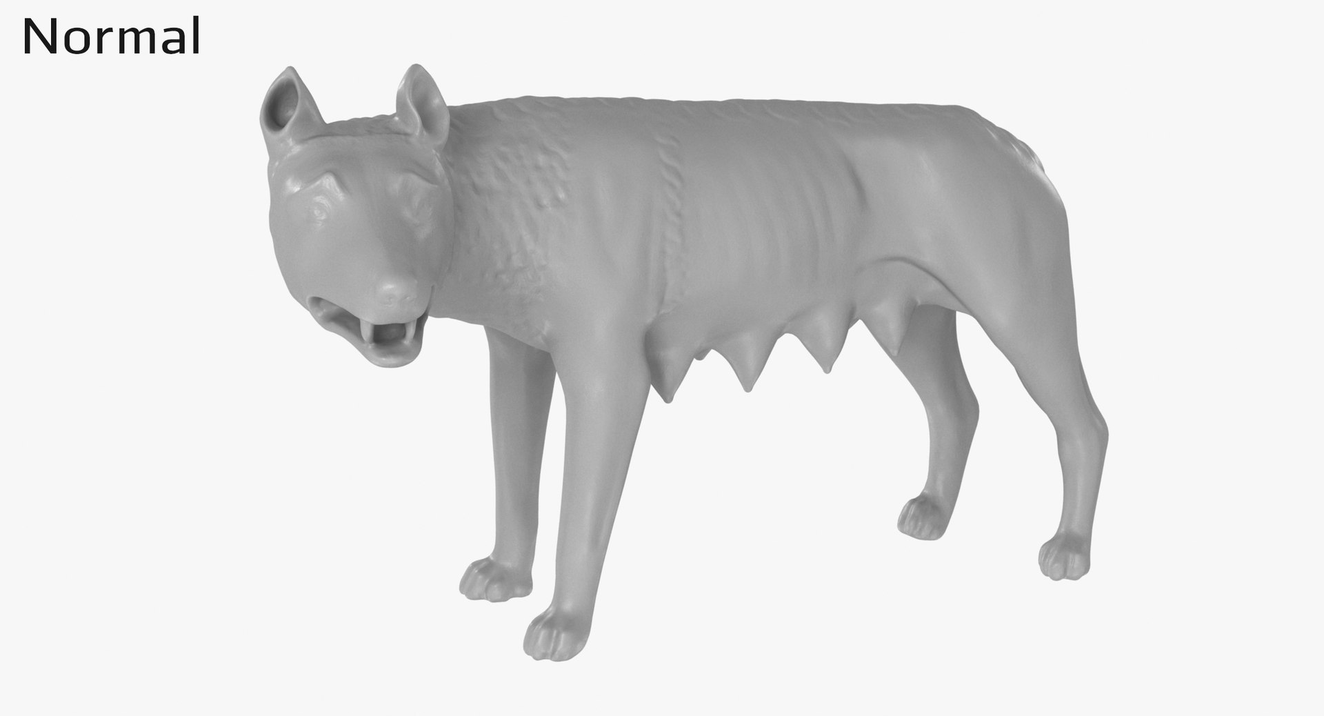 3D Capitoline Wolf - TurboSquid 1987097