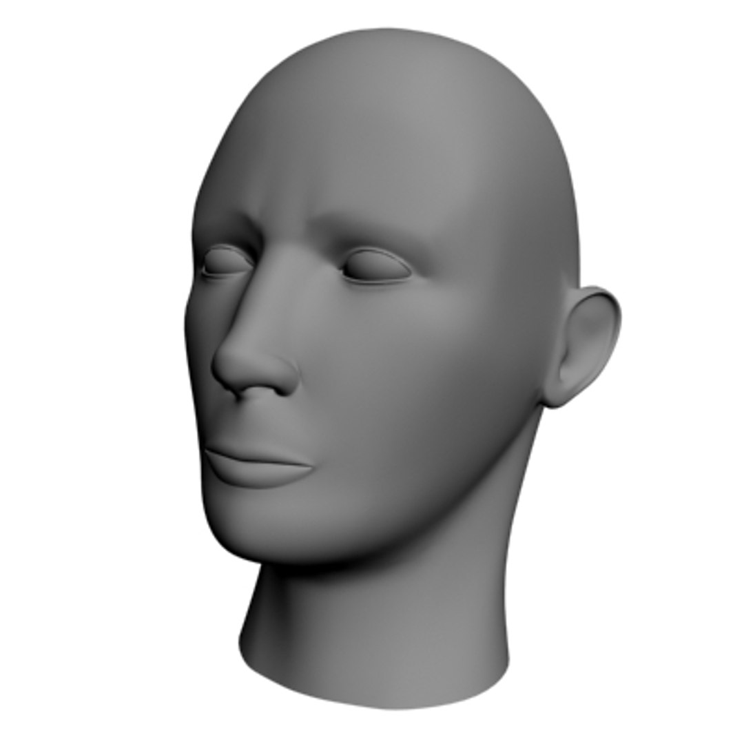 Free Head Face 3d Model