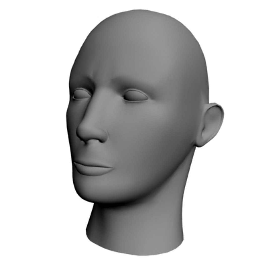 Free Head Face 3d Model