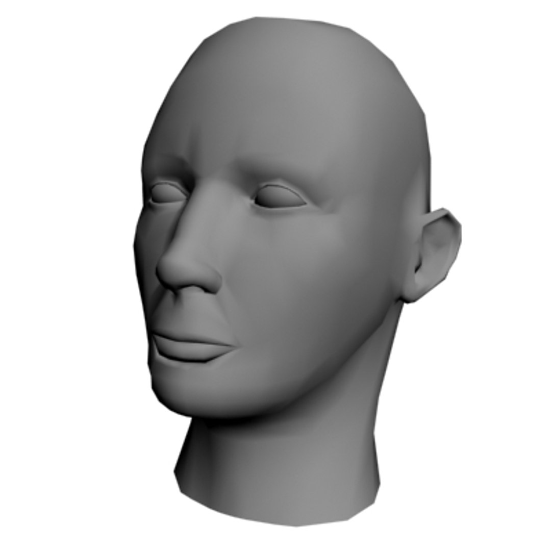Free Head Face 3d Model