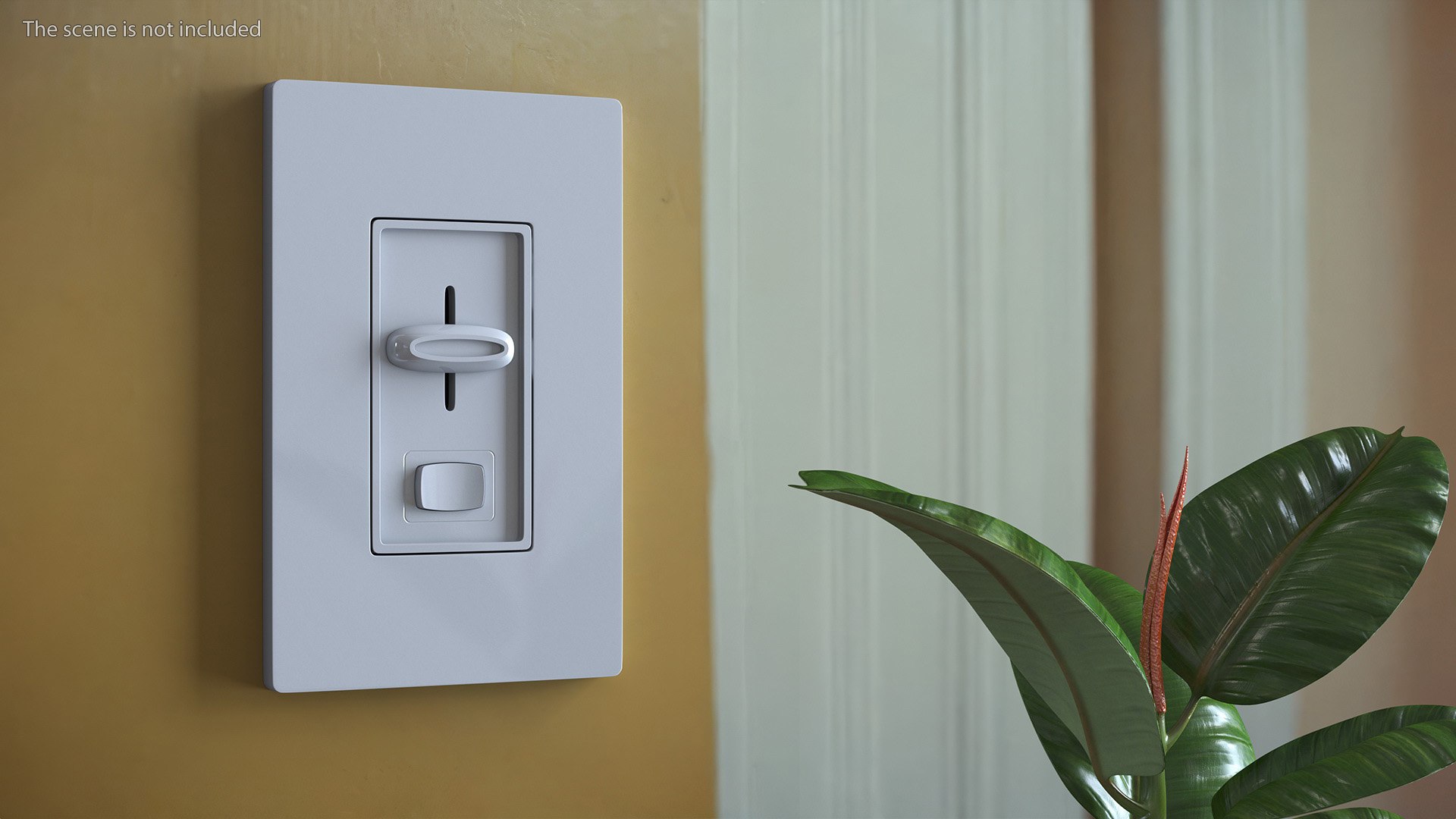 3D Model European Standard Light Switch - TurboSquid 2248042