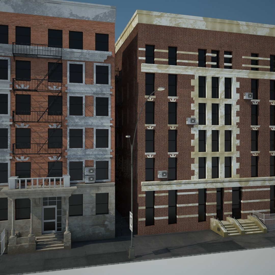 new york city block 3d model