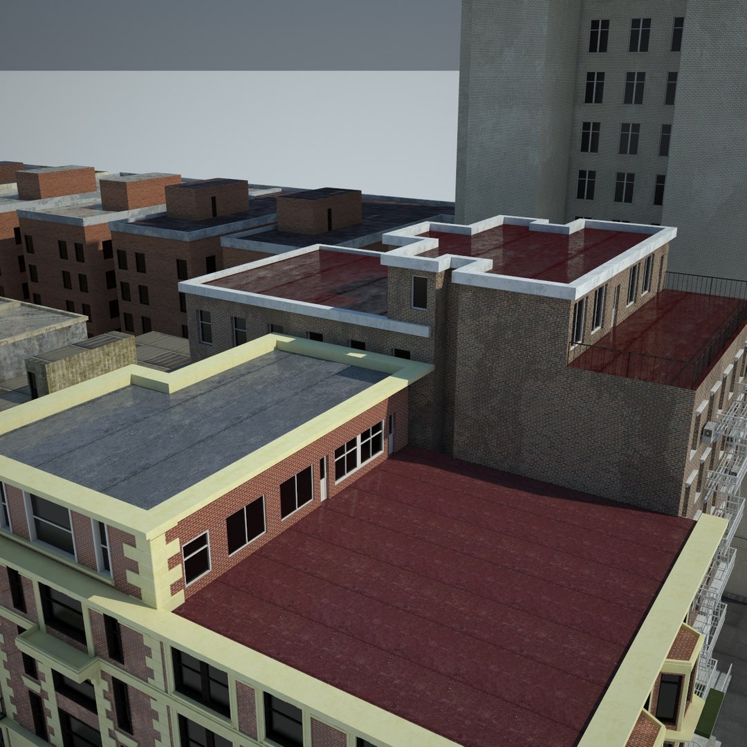 new york city block 3d model