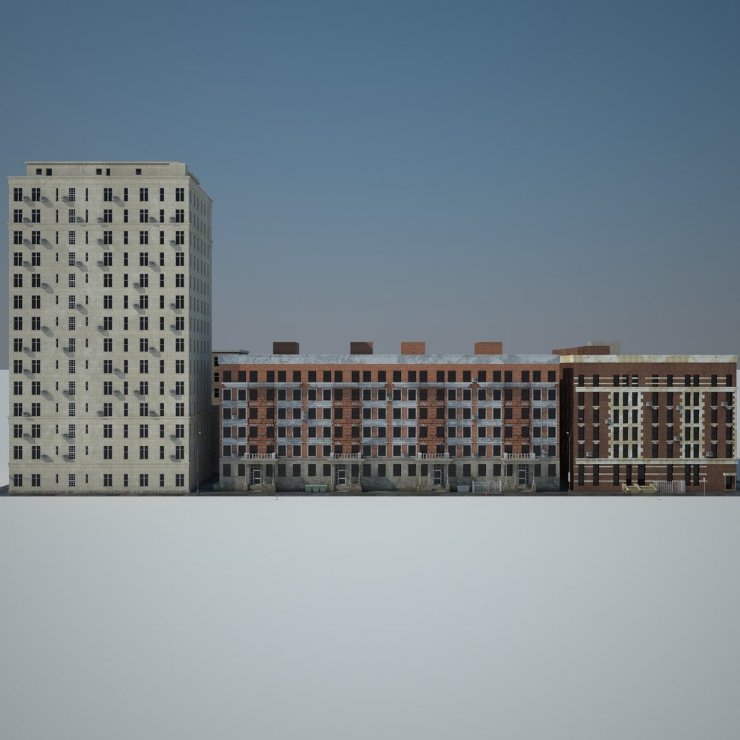new york city block 3d model