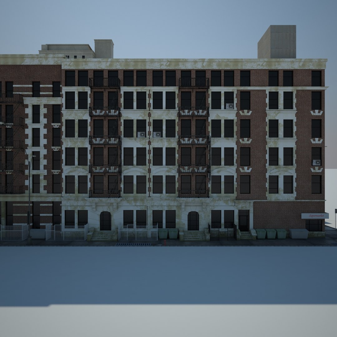 new york city block 3d model