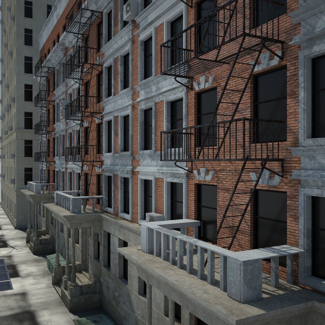 new york city block 3d model