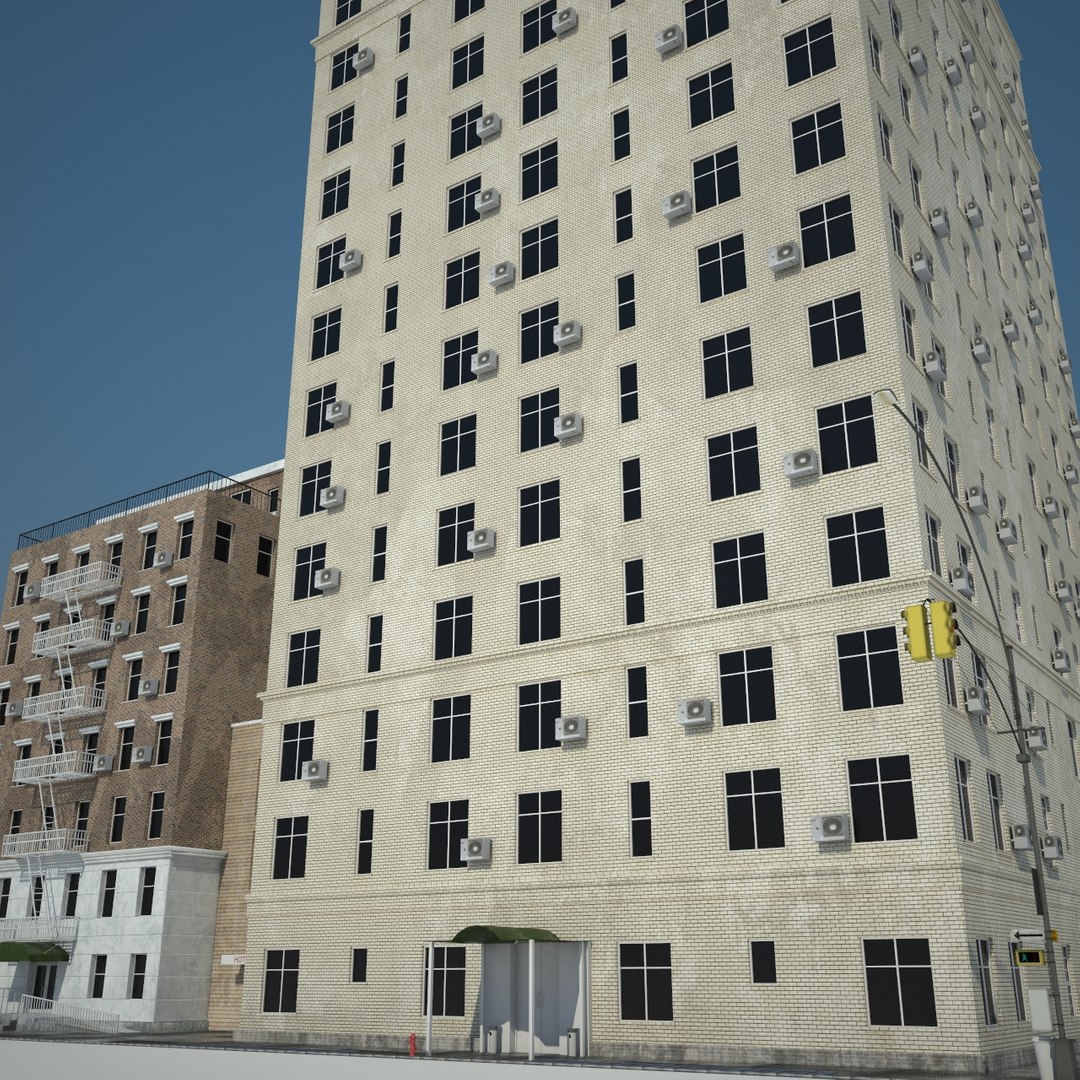 new york city block 3d model