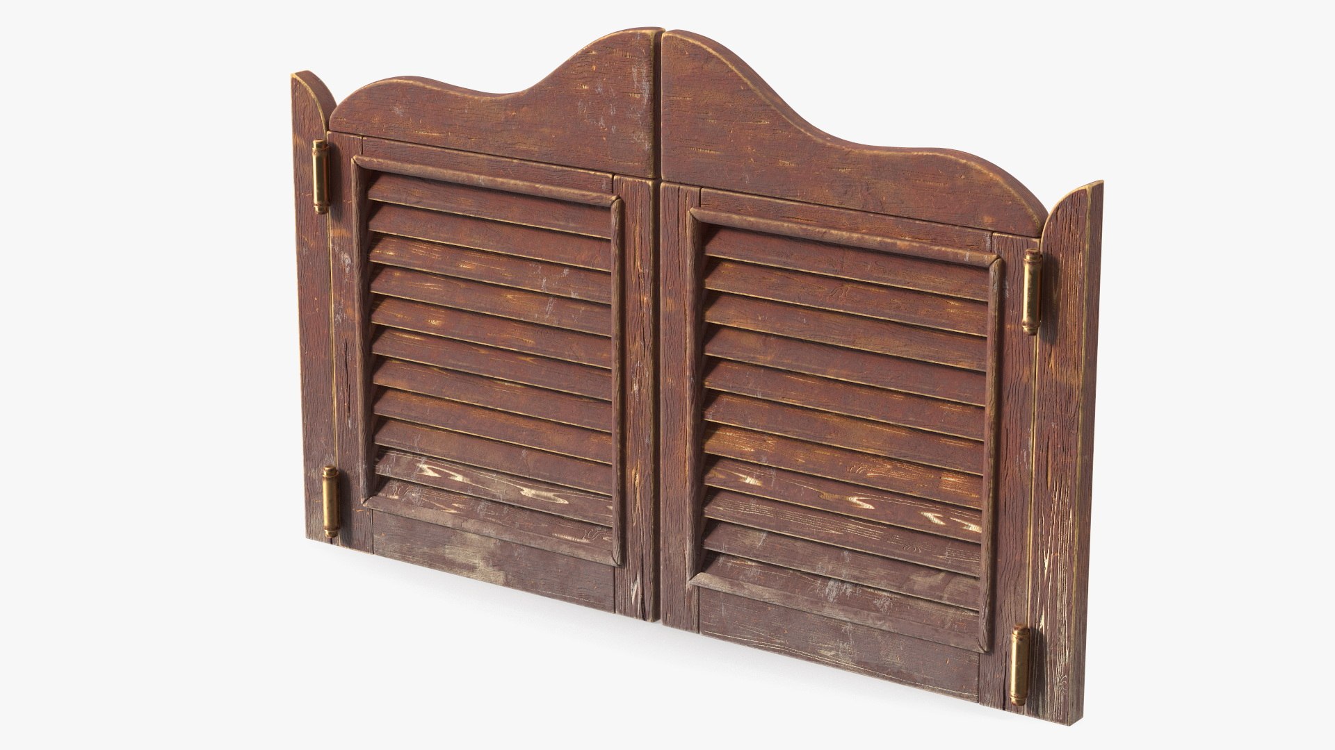 Rustic Saloon Doors Rigged Model - TurboSquid 2079988