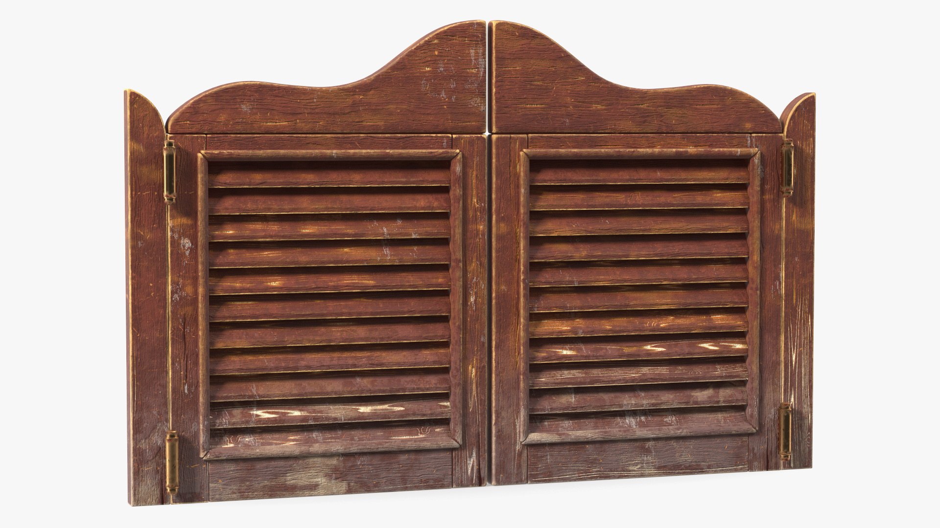 Rustic Saloon Doors Rigged Model - TurboSquid 2079988