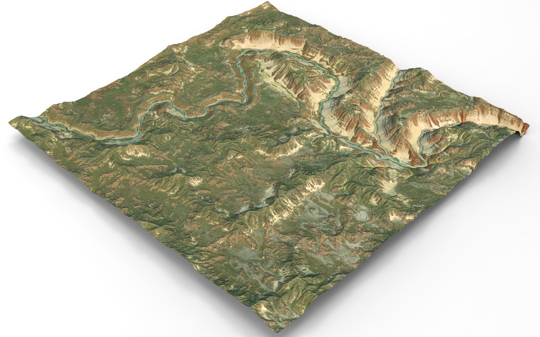 3D games terrain model - TurboSquid 1469625