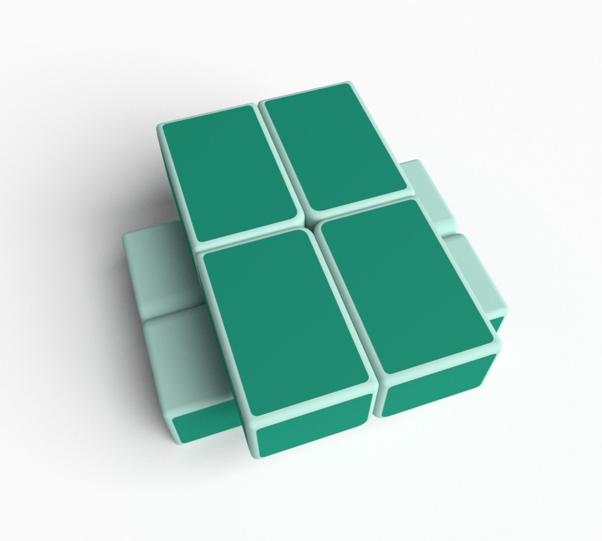 Rare Cube Puzzle 2x2 3D Model - TurboSquid 1164907
