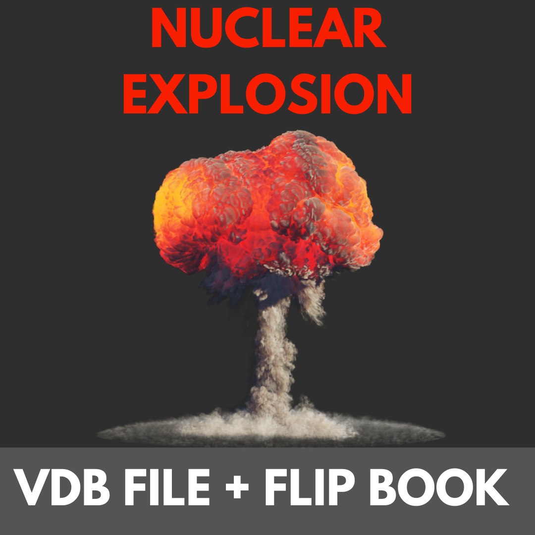 3D Model Nuke Explosion Vdb - TurboSquid 2101841