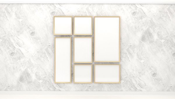 3D model Frame on Wall Sets - TurboSquid 1784551