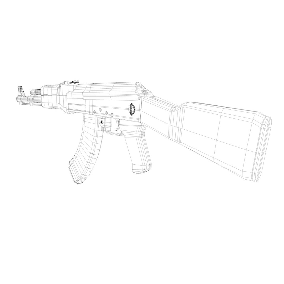 3d Model Ak-47
