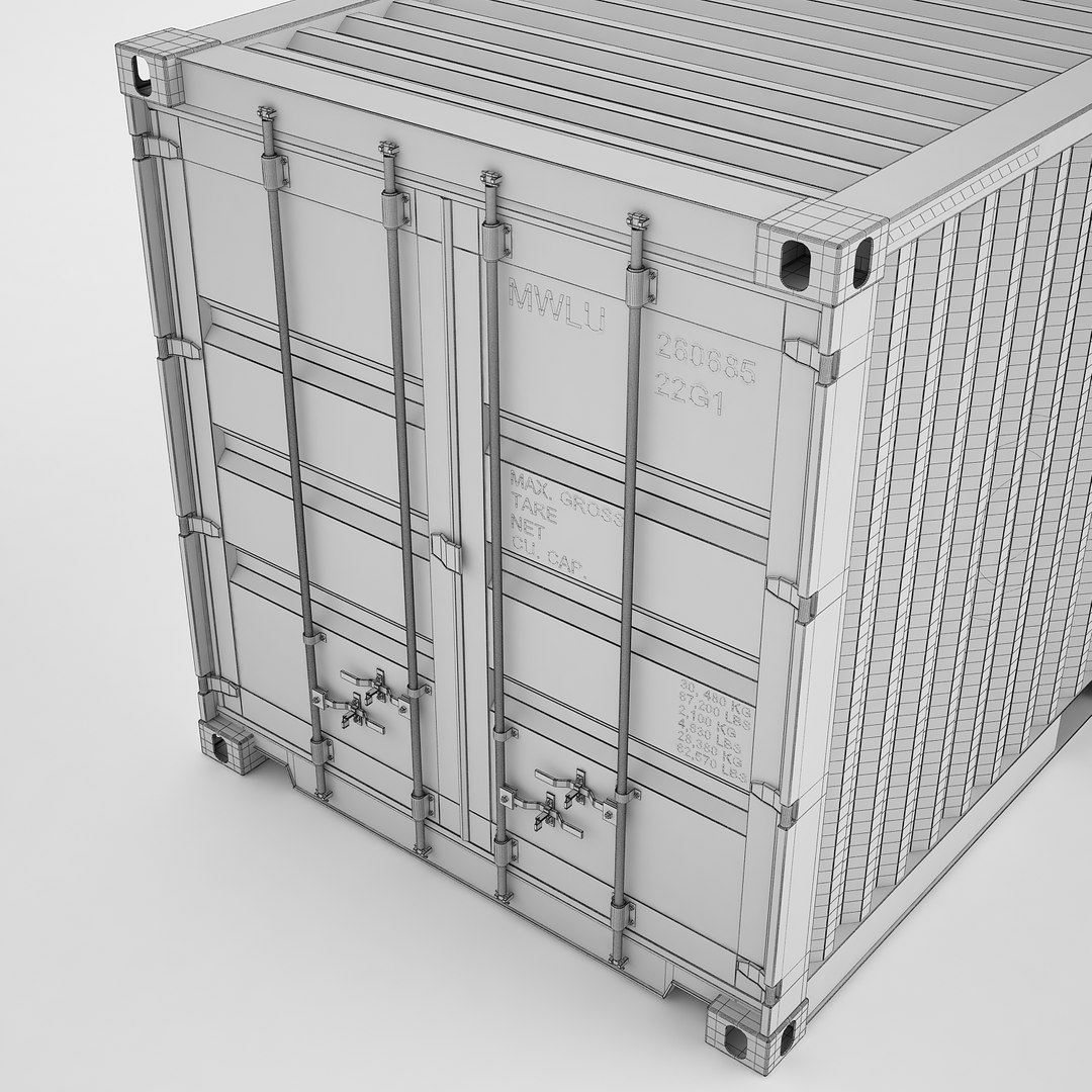 Cargo Container 3d Model
