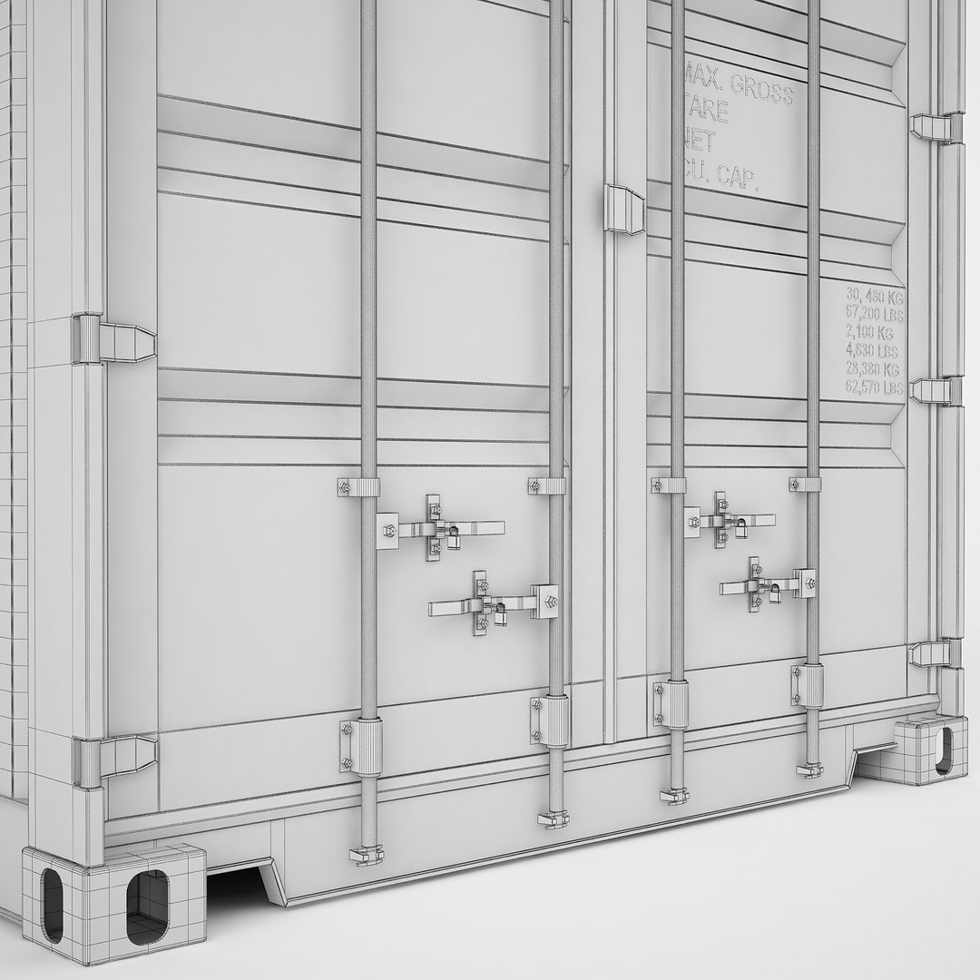 Cargo Container 3d Model