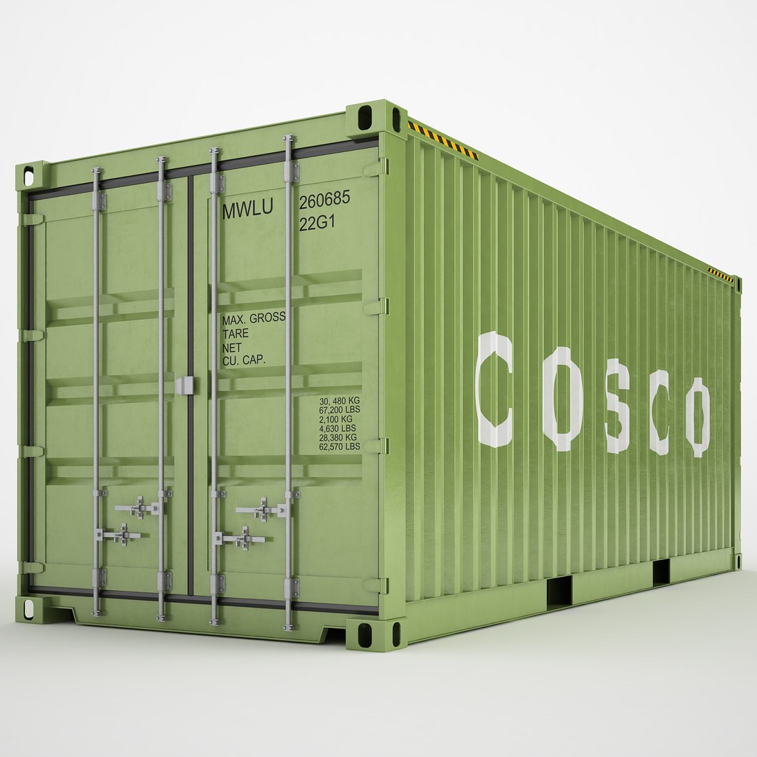 cargo container 3d model