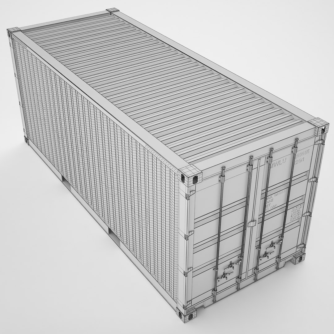 Cargo Container 3d Model