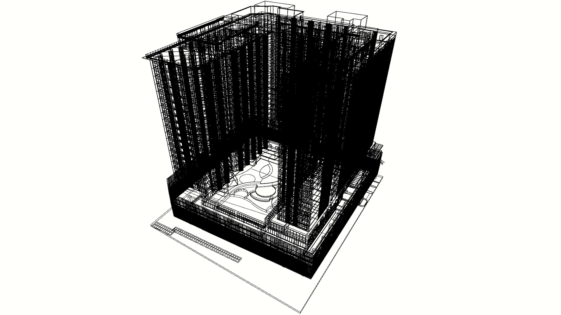 Skybar Building 3D Model - TurboSquid 1941603