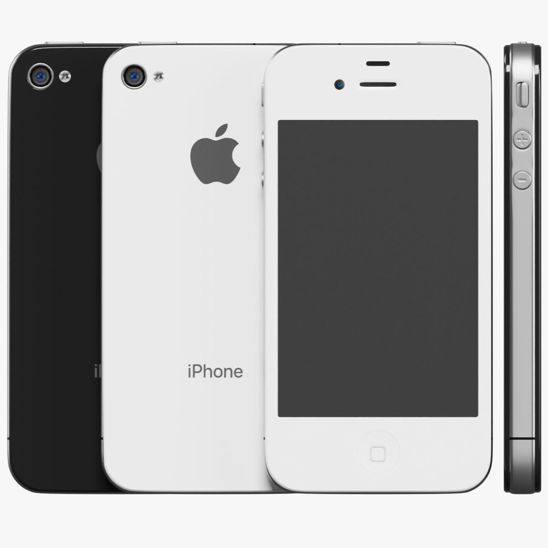 IPhone 4 All Colors Smartphone 3D model - TurboSquid 2079453