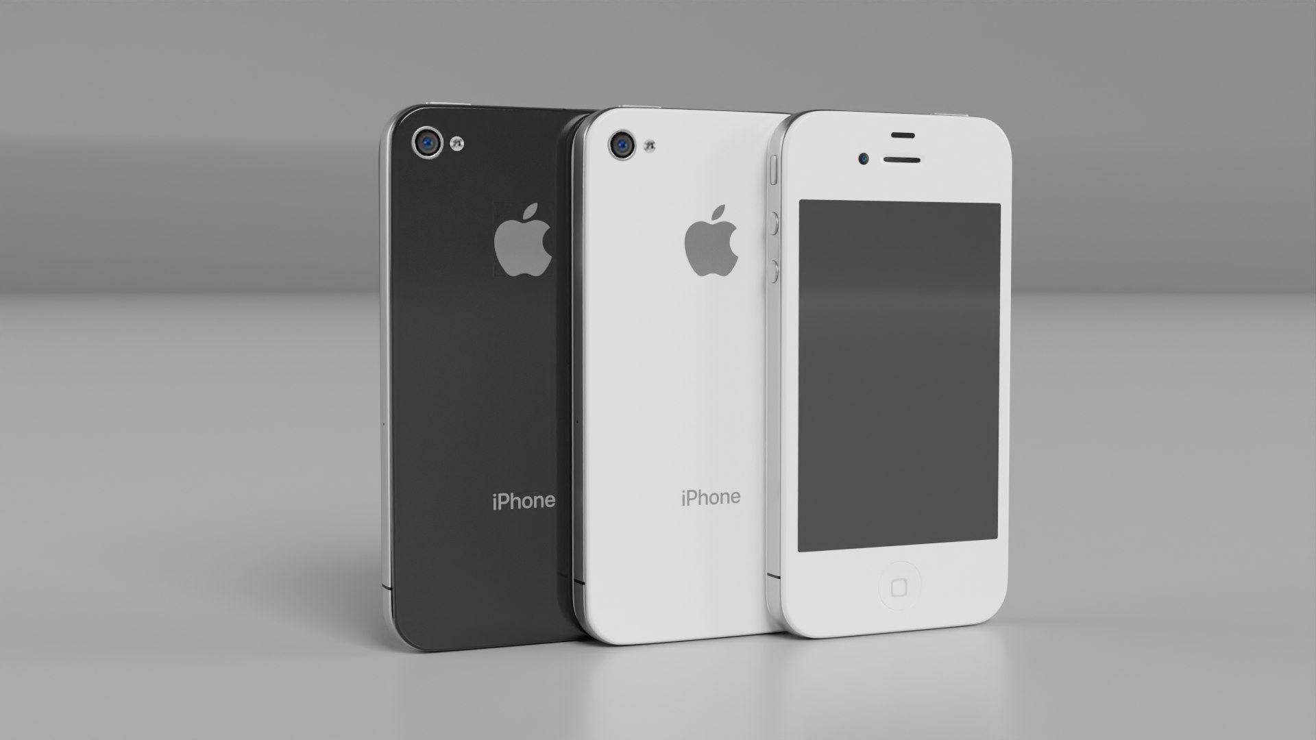 IPhone 4 All Colors Smartphone 3D model - TurboSquid 2079453