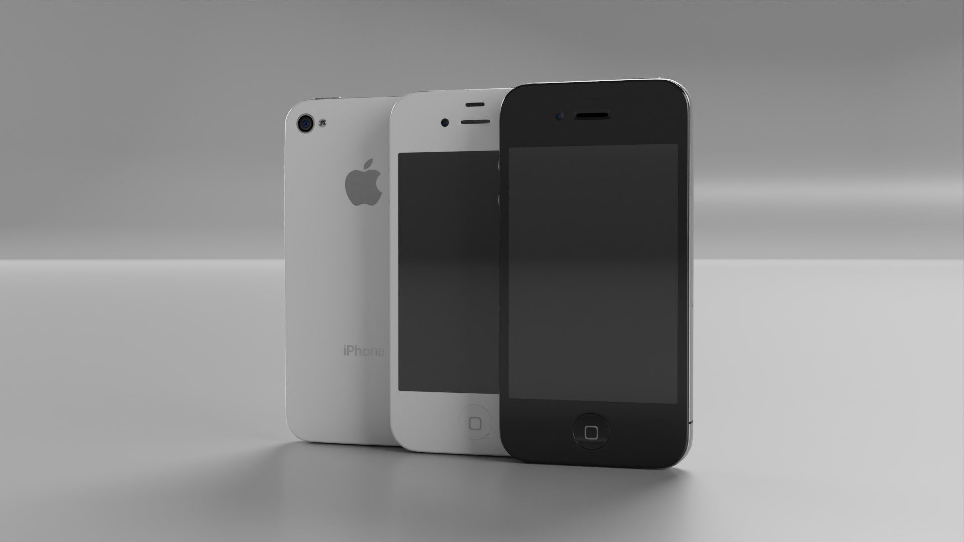 IPhone 4 All Colors Smartphone 3D model - TurboSquid 2079453