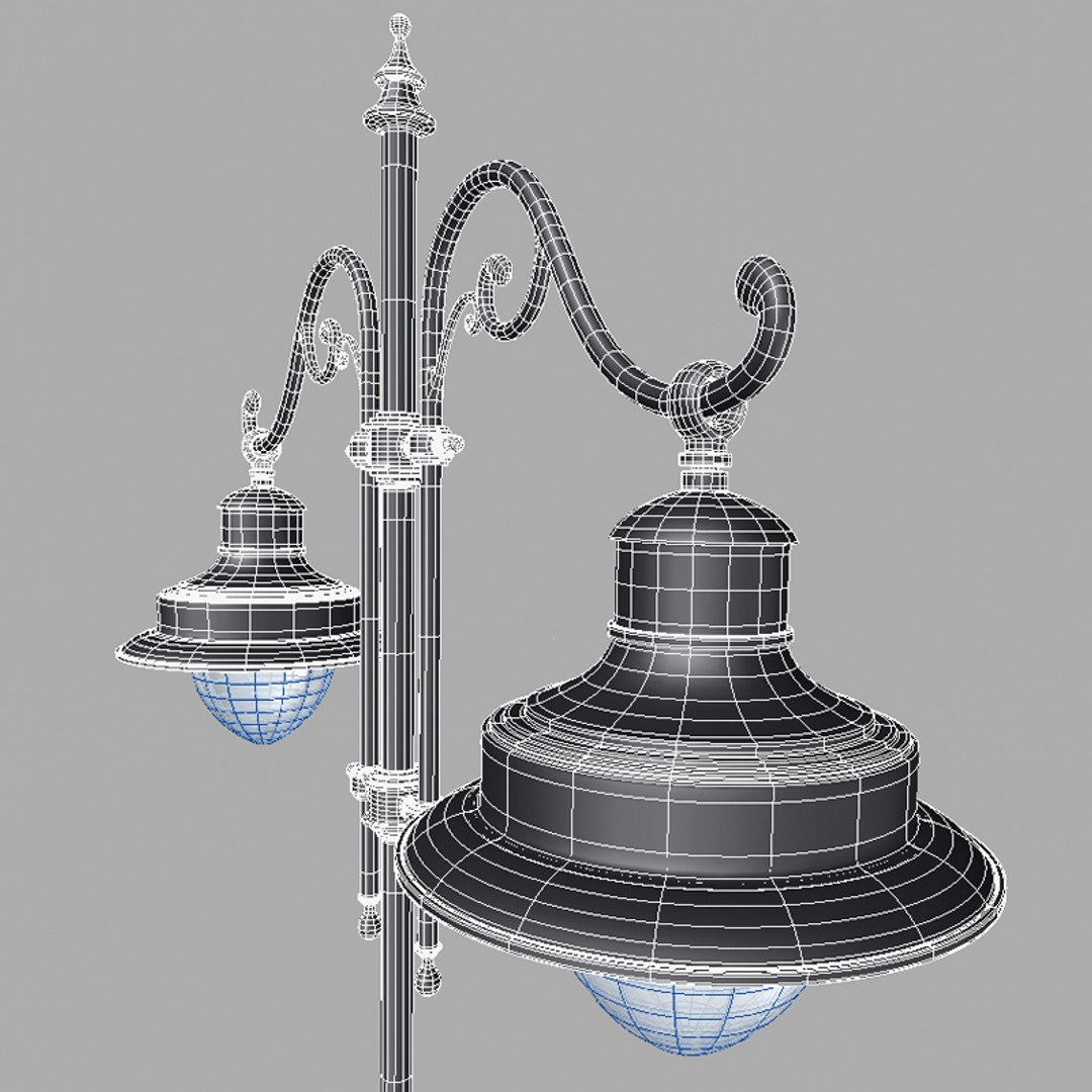 realistic streetlight 3ds